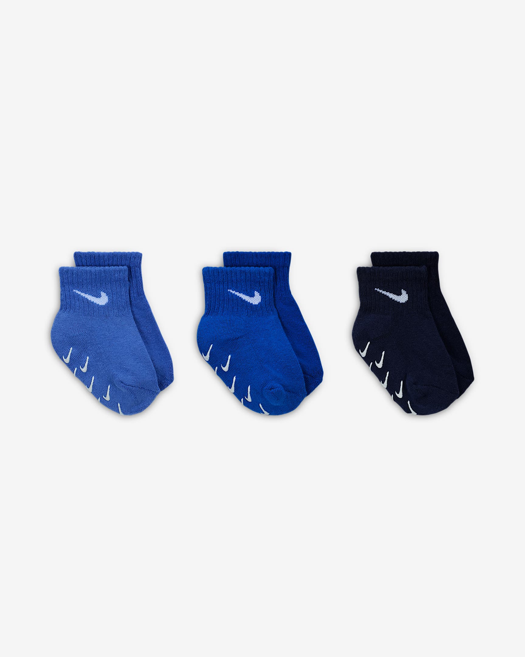 Nike Baby/Toddler Gripper Ankle Socks (3 Pairs). Nike.com