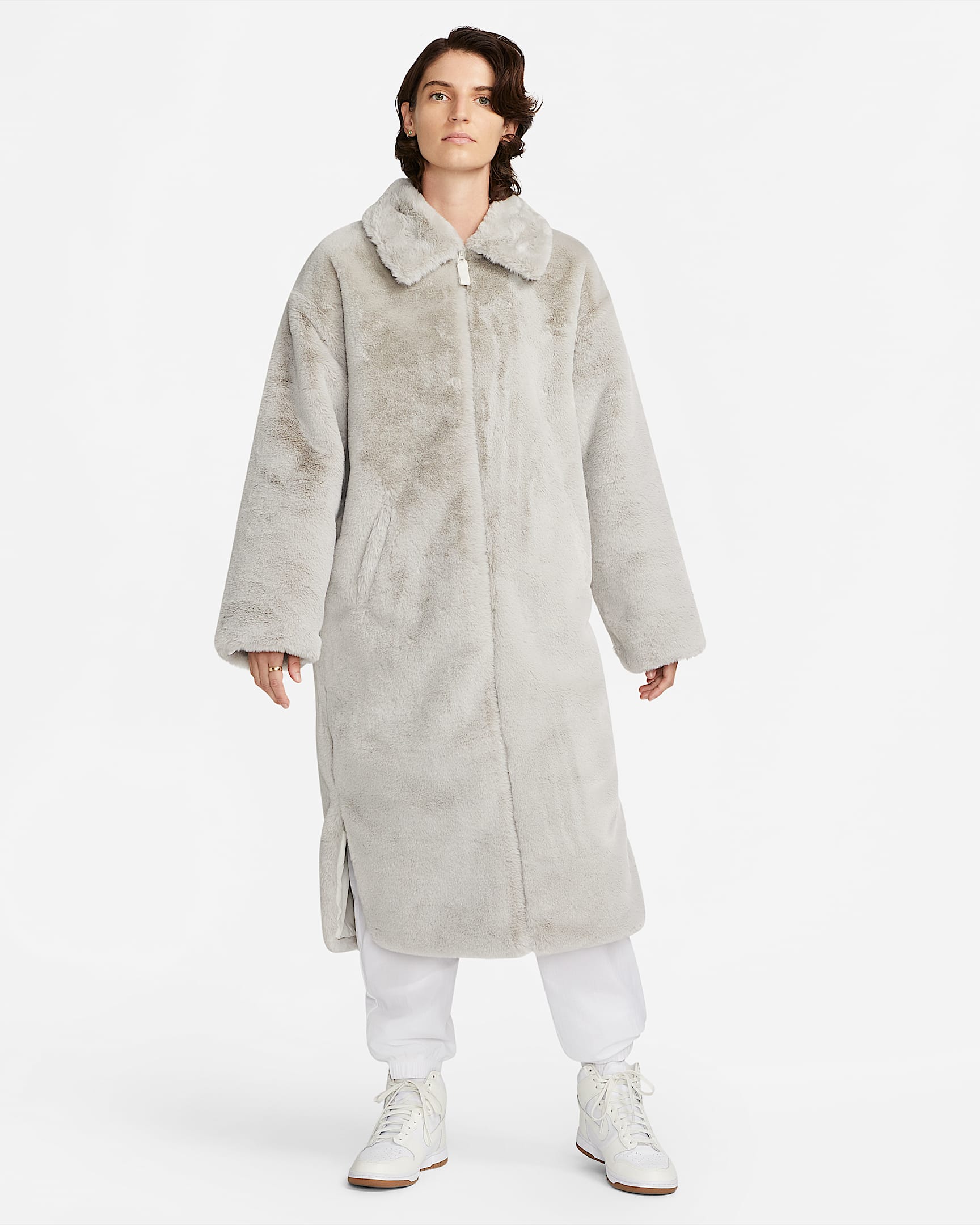 Nike Sportswear Women's Faux Fur Long Jacket. Nike NZ