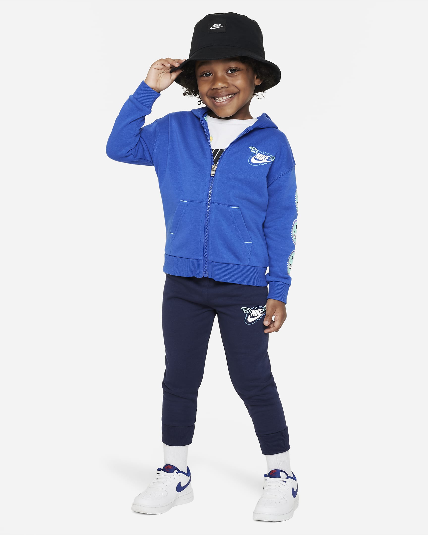 Nike Sportswear 'Art of Play' French Terry Full-Zip Set Younger Kids' 2 ...
