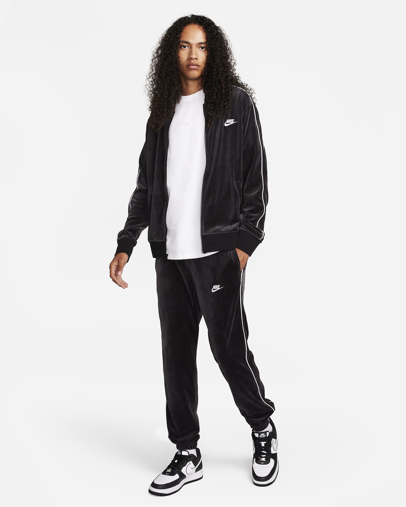 Nike Sportswear Club Mens Velour Jacket Nike Uk