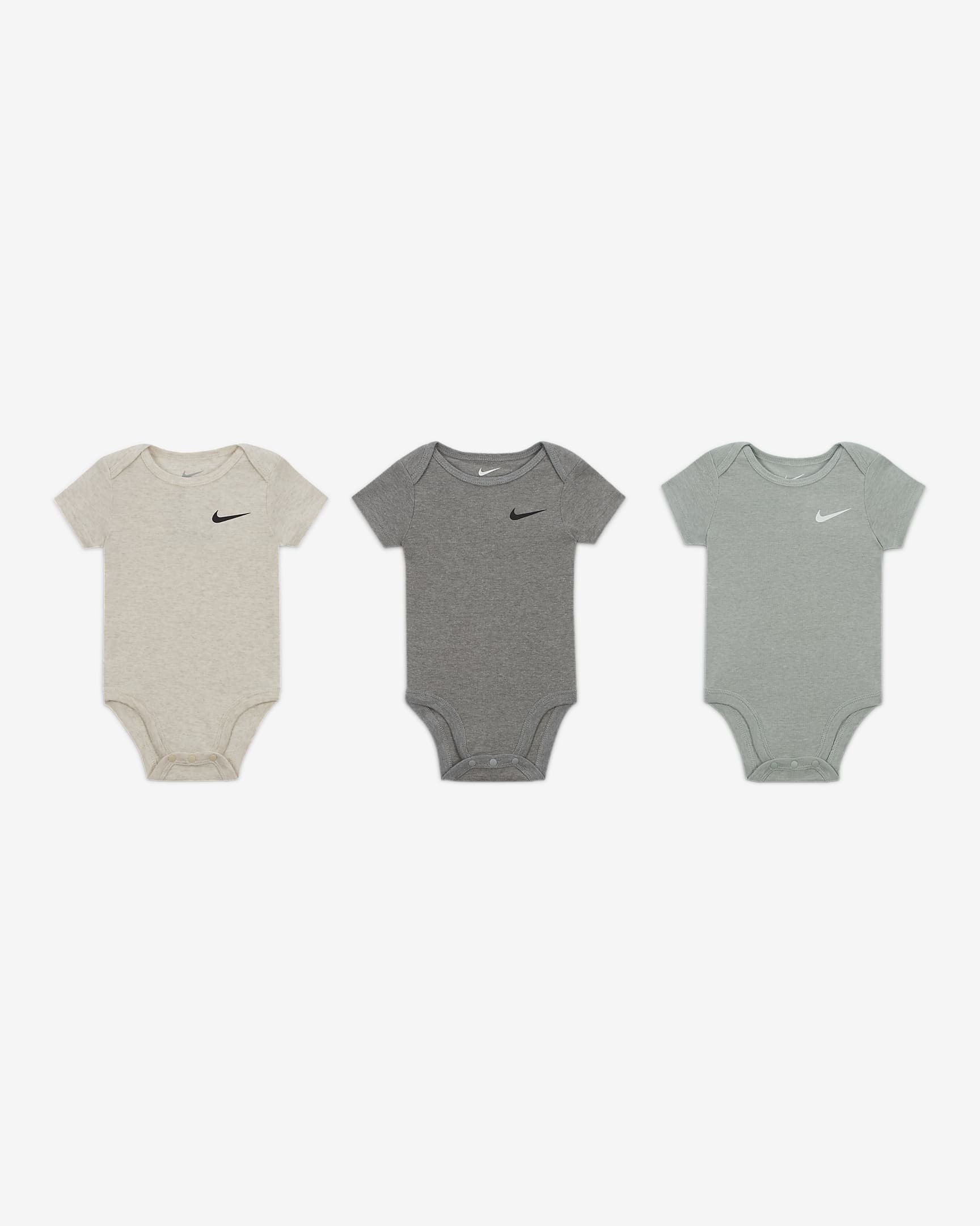 Conjunto de body de tres piezas para bebé (3 a 6 meses) Nike Mini Me ...