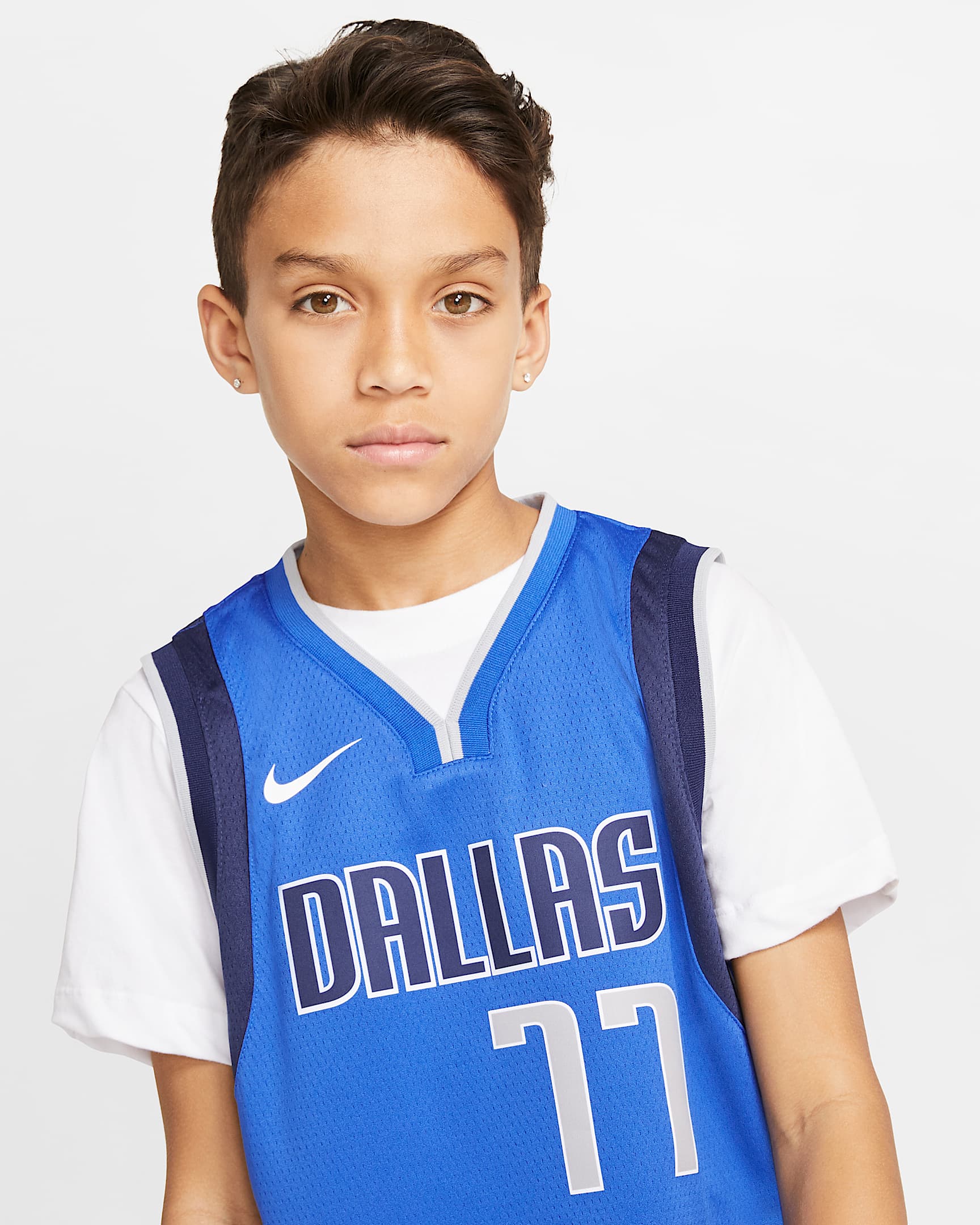 Mavericks Icon Edition Older Kids' Nike NBA Swingman Jersey. Nike UK
