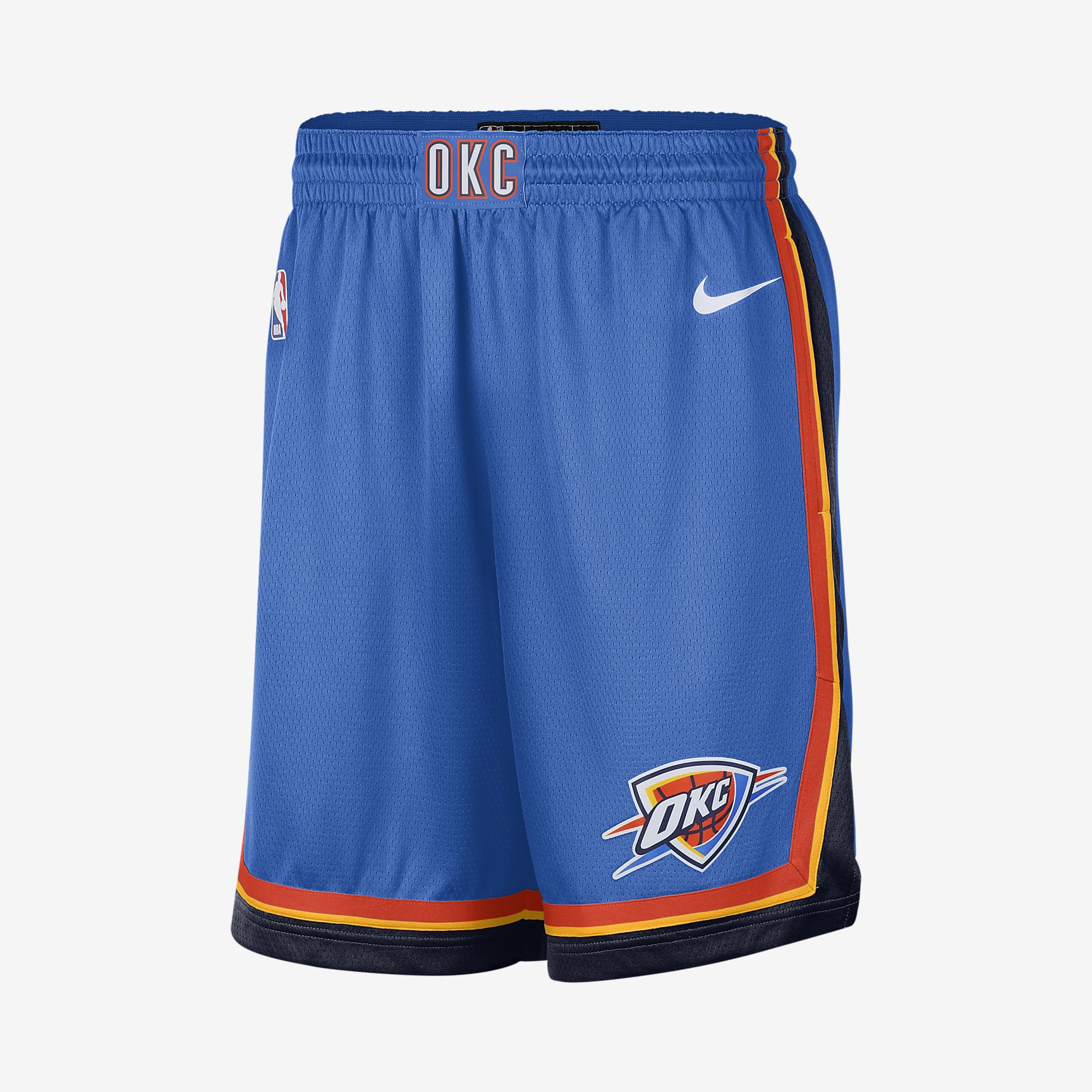 Oklahoma City Thunder Icon Edition Men's Nike NBA Swingman Shorts. Nike AE