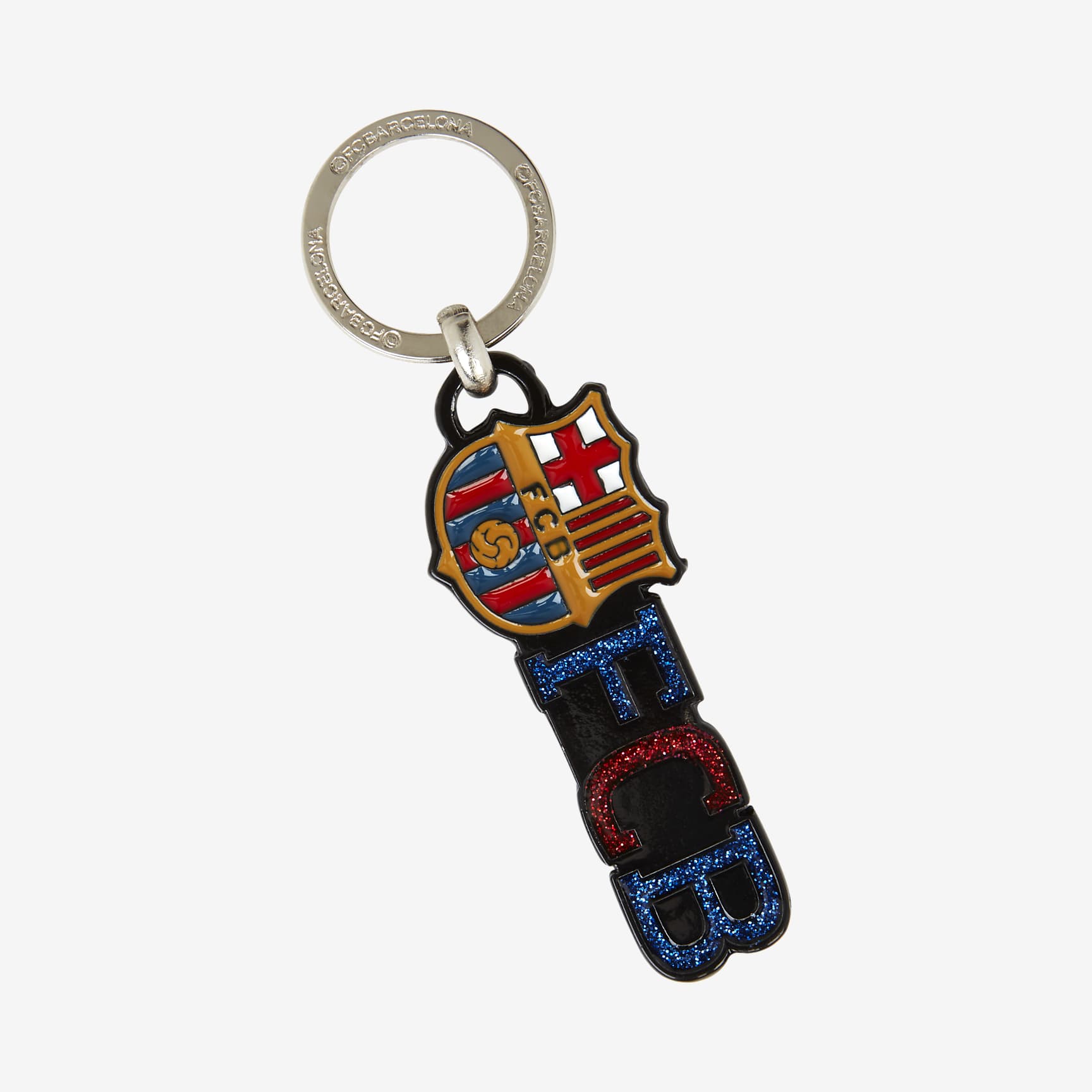 FC Barcelona Glitter Crest Keyring. Nike CZ