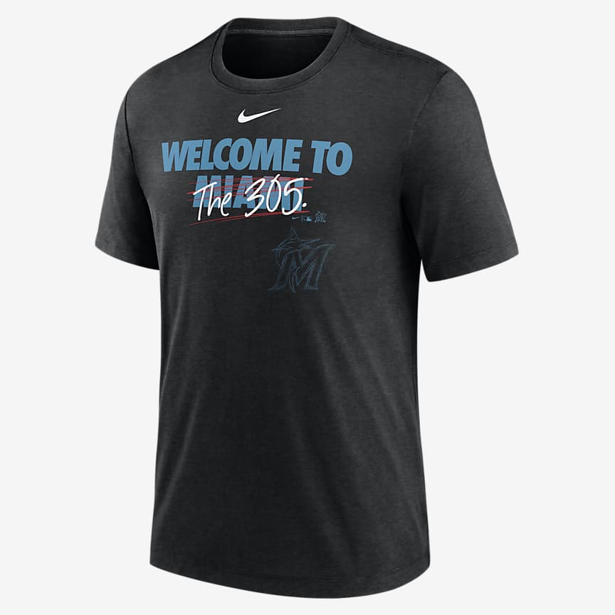 Playera para hombre MLB Miami Marlins City Connect (Brian Anderson ...