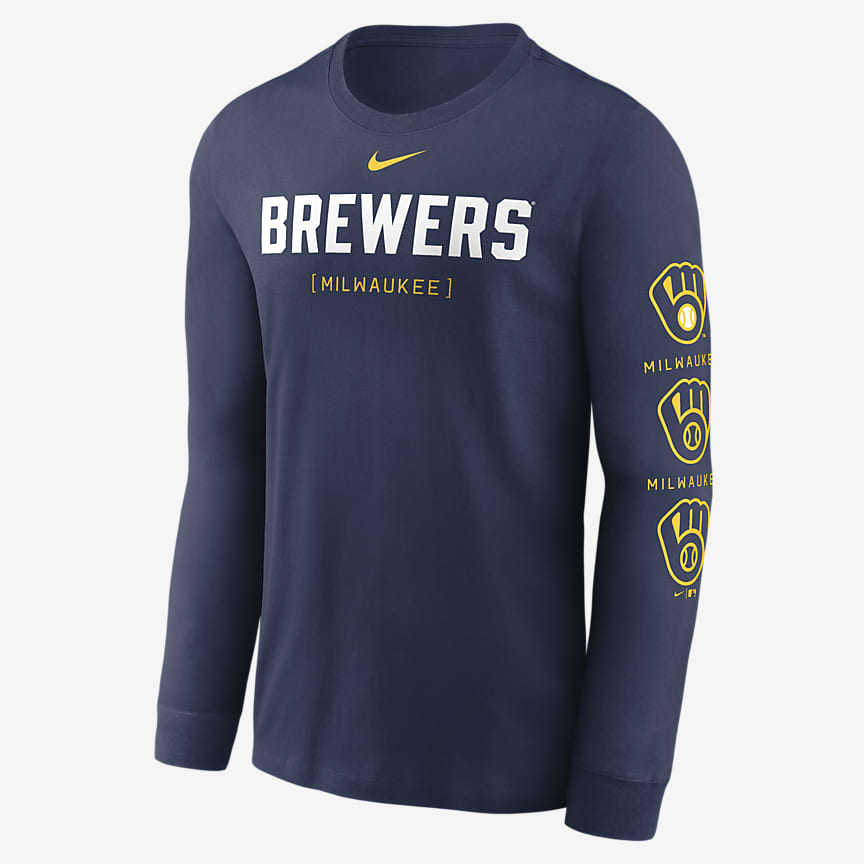 Playera Nike de la MLB para hombre Milwaukee Brewers City Connect ...