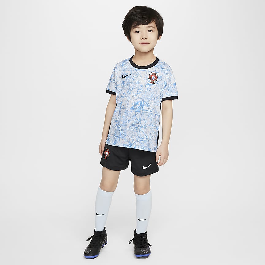 Portugal 2024 Stadium Home Younger Kids' Nike Football Replica 3-Piece ...