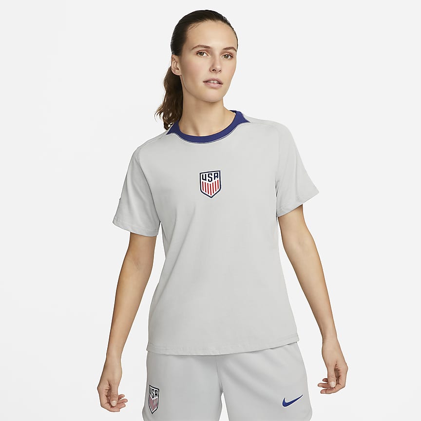 Playera de fútbol Nike Dri-FIT cropped para mujer Gotham FC. Nike.com