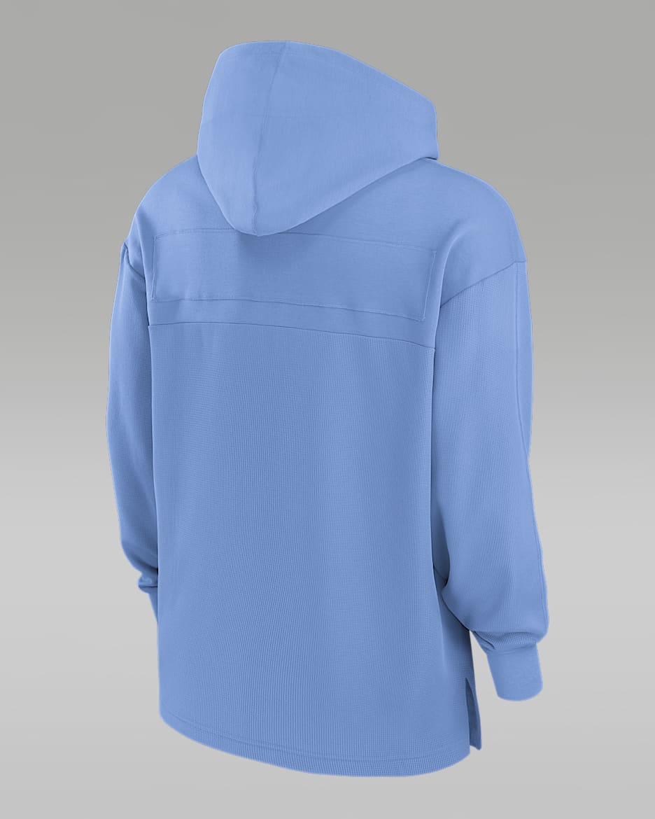 Sudadera con gorro sin cierre universitaria Jordan Dri-FIT para hombre North Carolina Tar Heels ...
