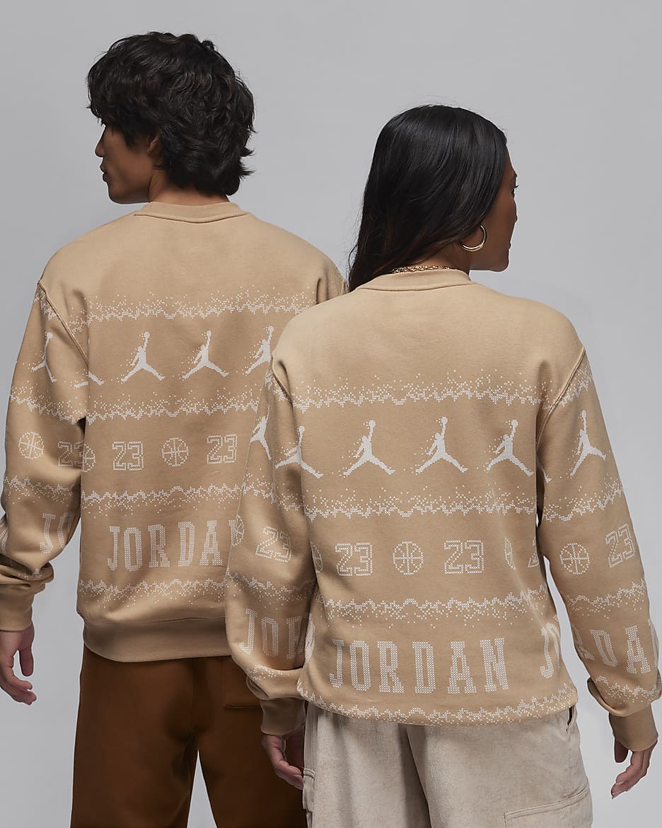 Jordan Essentials Festive Fleece Crew. Nike IN