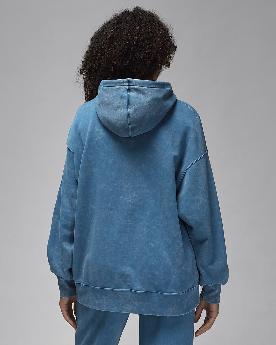 Jordan Flight Fleece Women's Satin-Lined Washed Hoodie. Nike UK