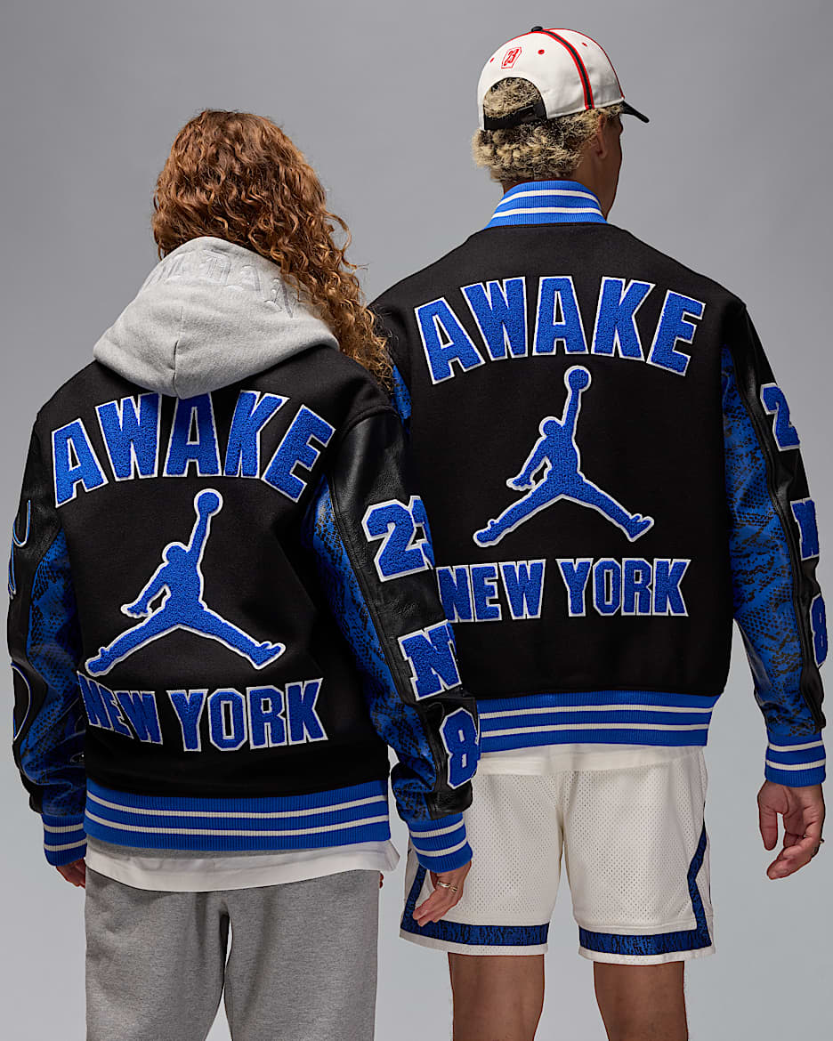 Jordan x Awake NY Men's Varsity Jacket. Nike LU