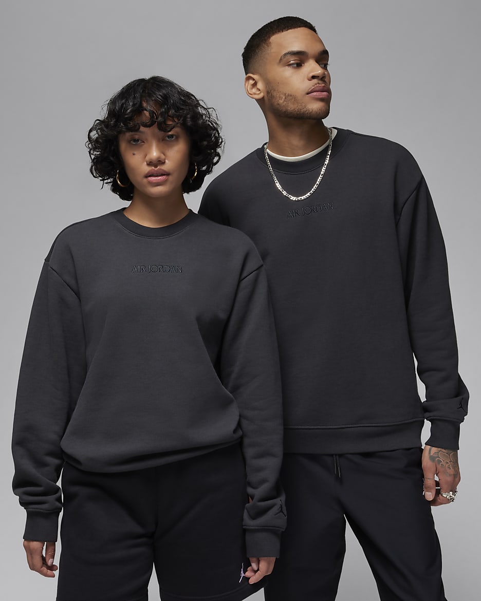 Air Jordan Wordmark Men's Fleece Crew-Neck Sweatshirt. Nike ZA