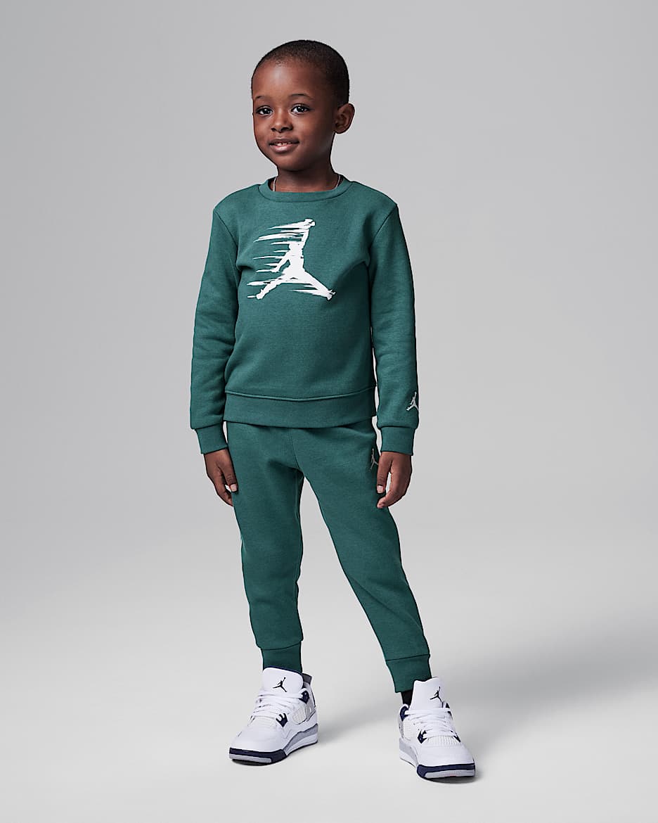 Jordan MJ Flight MVP Toddler 2-Piece Fleece Crew Set. Nike UK