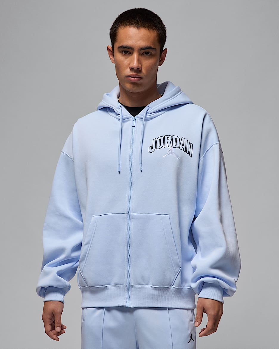 Jordan Brooklyn Fleece Men's Oversized Full-Zip Hoodie. Nike UK