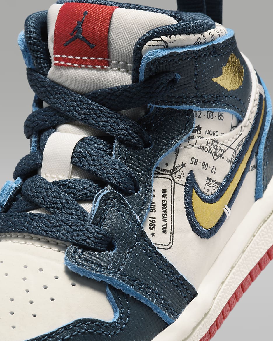 【NIKE公式】ジョーダン 1 MID SE ベビーシューズ.オンラインストア (通販サイト)