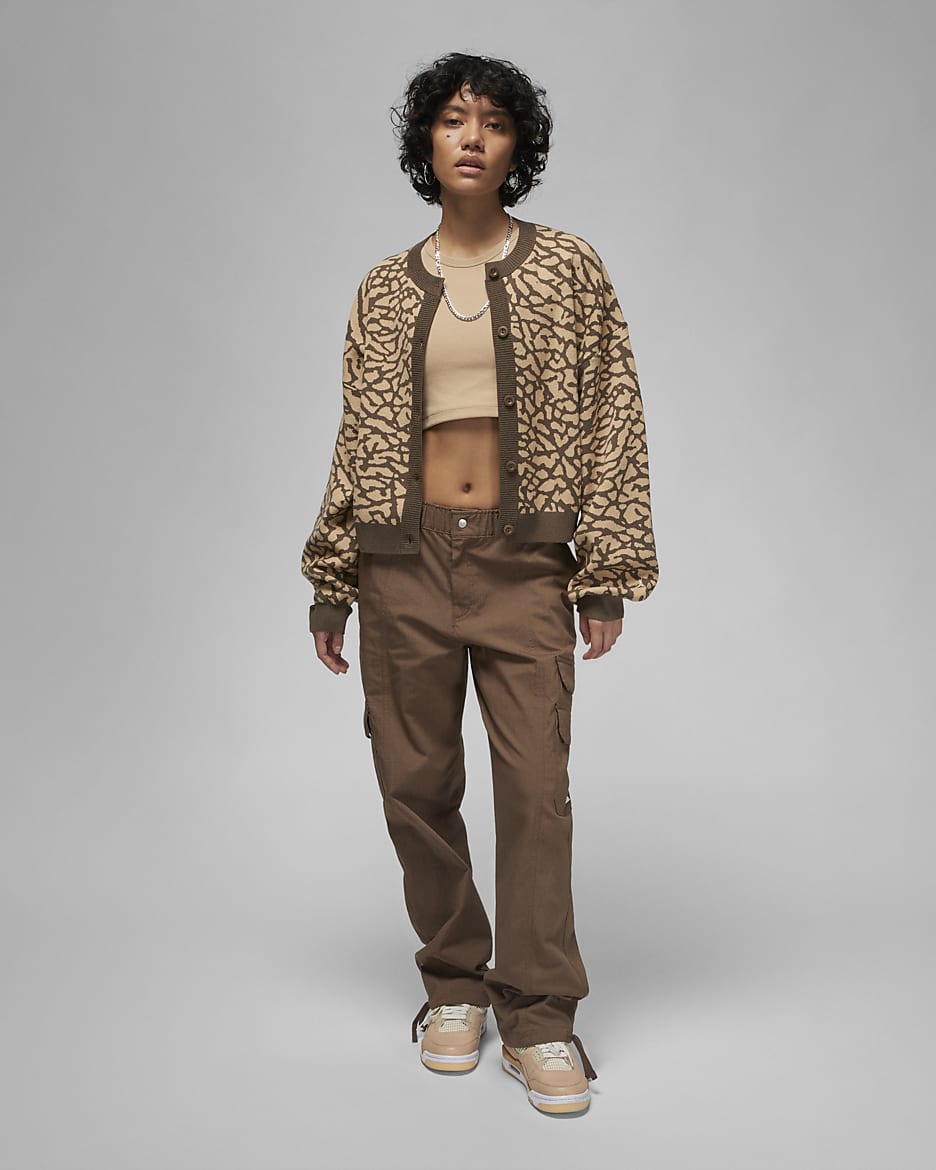 Jordan Flight Women's Jacquard Knit Cardigan. Nike AU