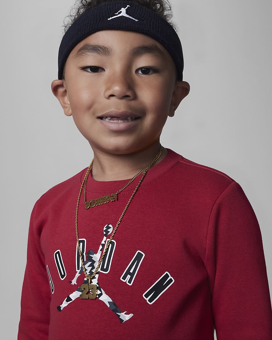 Jordan MJ MVP Fleece Crew Set Little Kids 2-Piece Set. Nike.com