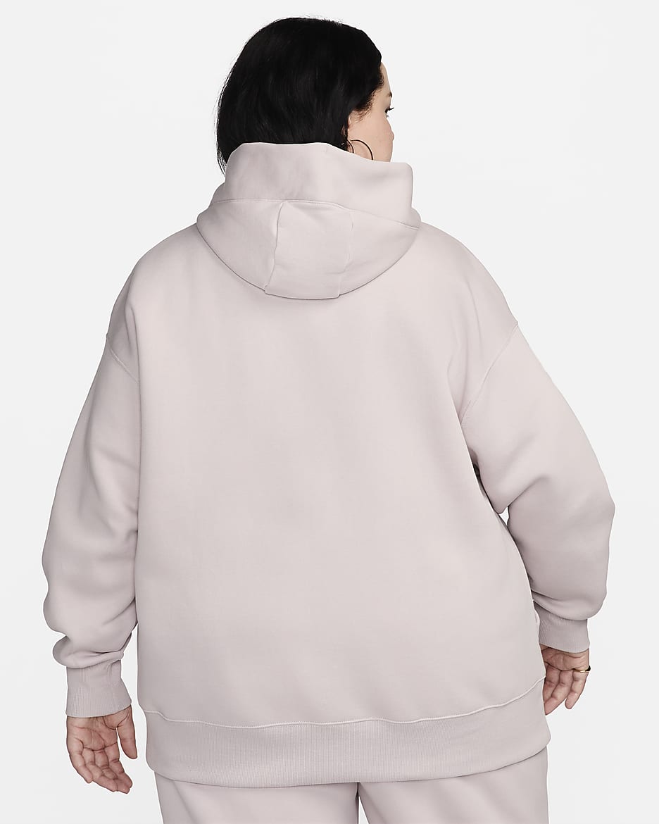 Nike Sportswear Phoenix Fleece Women's Oversized Full-Zip Hoodie (Plus Size). Nike IE