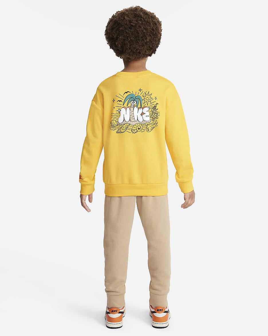 Nike Sportswear Create Your Own Adventure Little Kids' French Terry ...