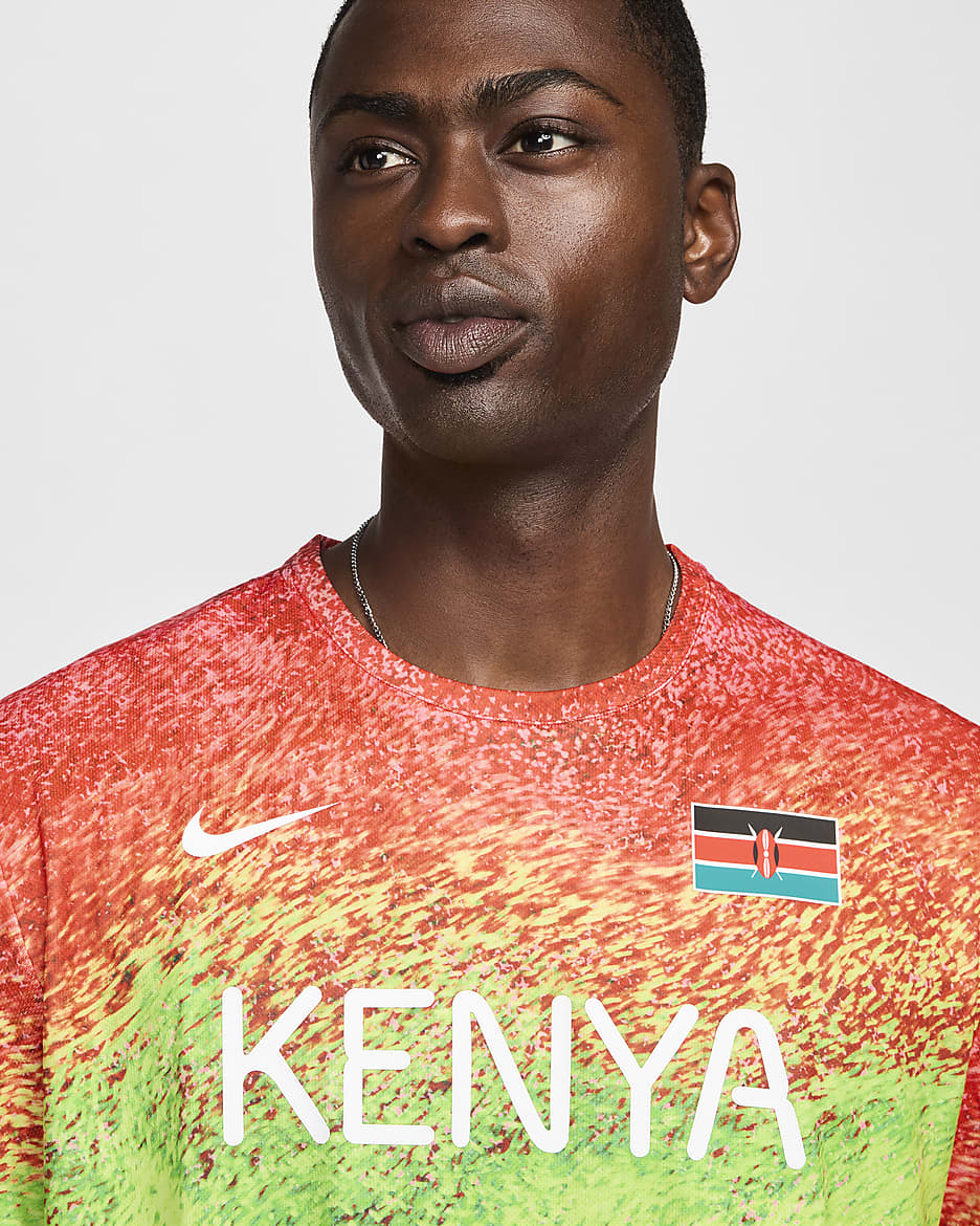 Team Kenya Miler Men's Nike Dri-FIT Short-Sleeve Running Top. Nike RO