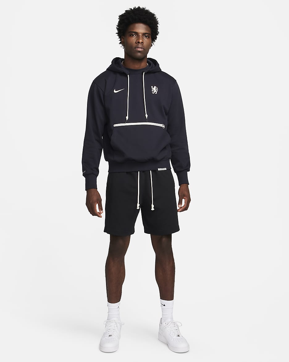 Chelsea F.C. Standard Issue Men's Nike Dri-FIT Football Pullover Hoodie ...