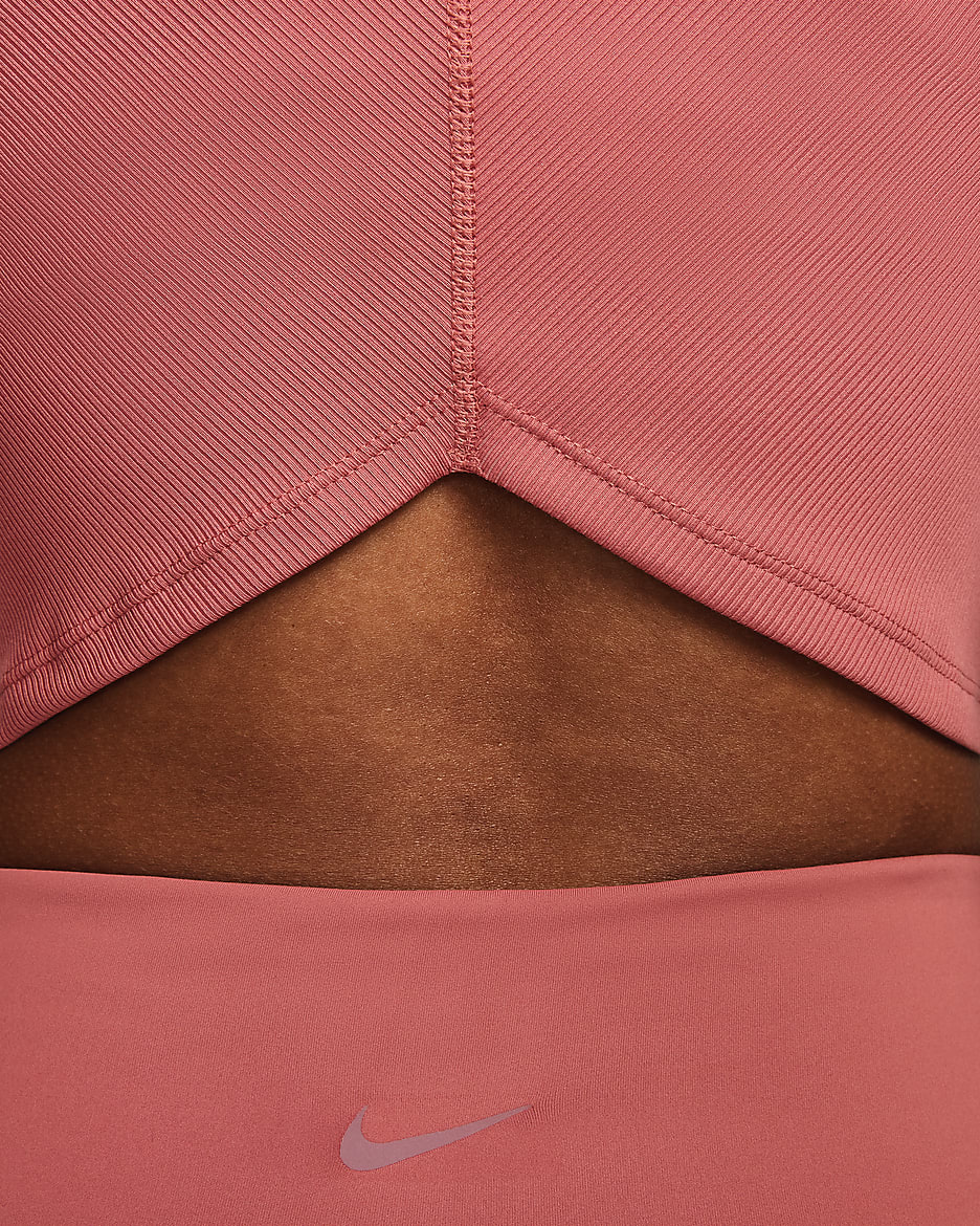 Nike One Fitted Rib Women's Dri-FIT Short-Sleeve Cropped Top. Nike.com