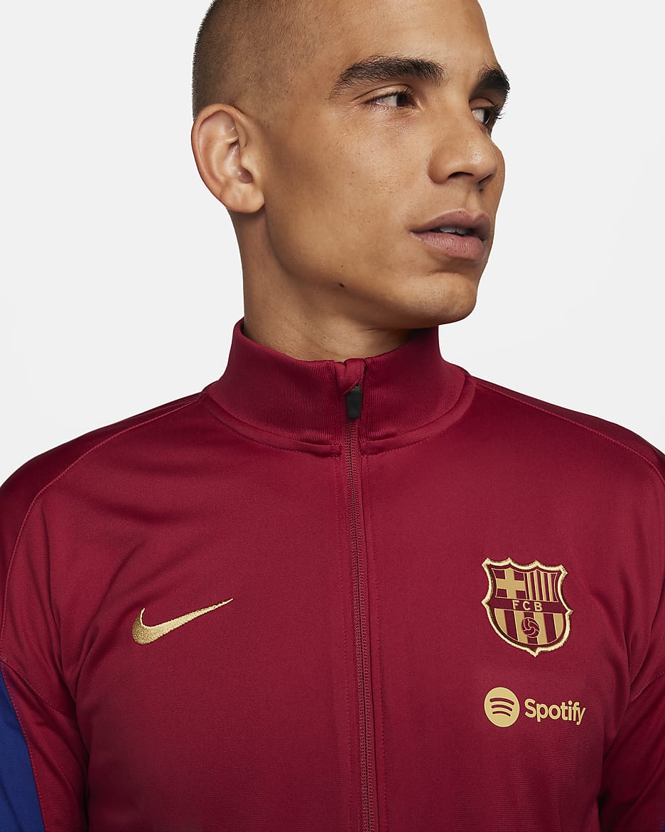 F.C. Barcelona Strike Men's Nike Dri-FIT Football Knit Tracksuit. Nike IL