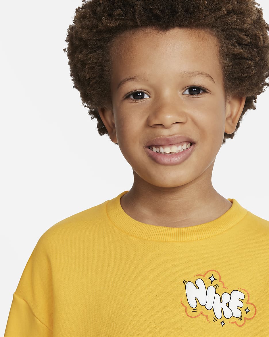 Nike Sportswear Create Your Own Adventure Little Kids' French Terry ...