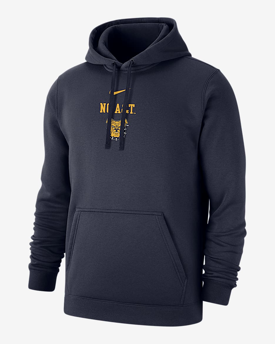North Carolina A&T Club Fleece Men's Nike College Hoodie. Nike.com