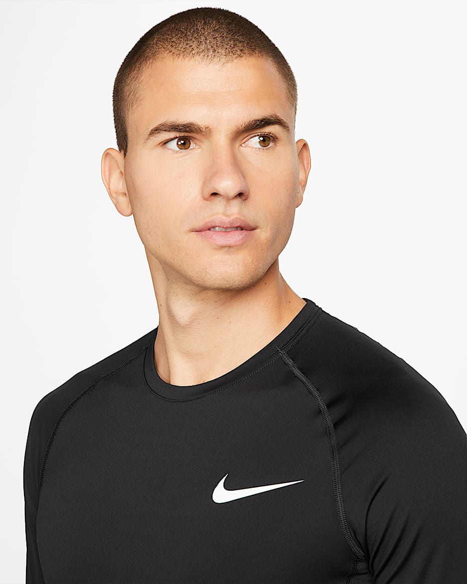 Nike Pro Men's Tight-Fit Long-Sleeve Top. Nike IN