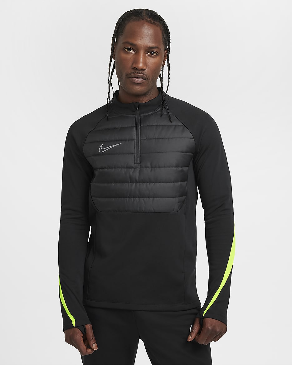 Haut de foot à demi-zip Nike Therma-FIT Academy Winter Warrior pour homme. Nike CA