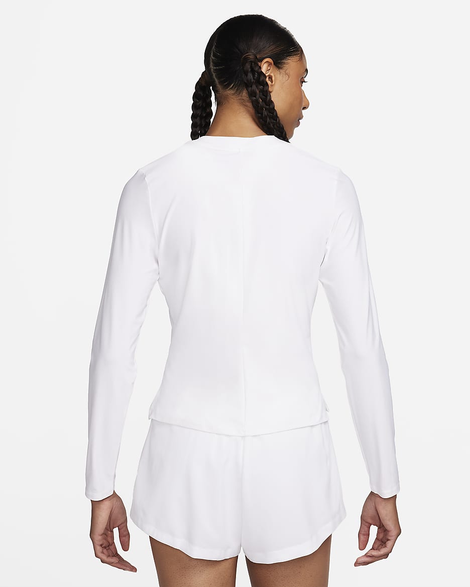 NikeCourt Advantage Women's Dri-FIT 1/4-Zip Tennis Mid Layer. Nike NL