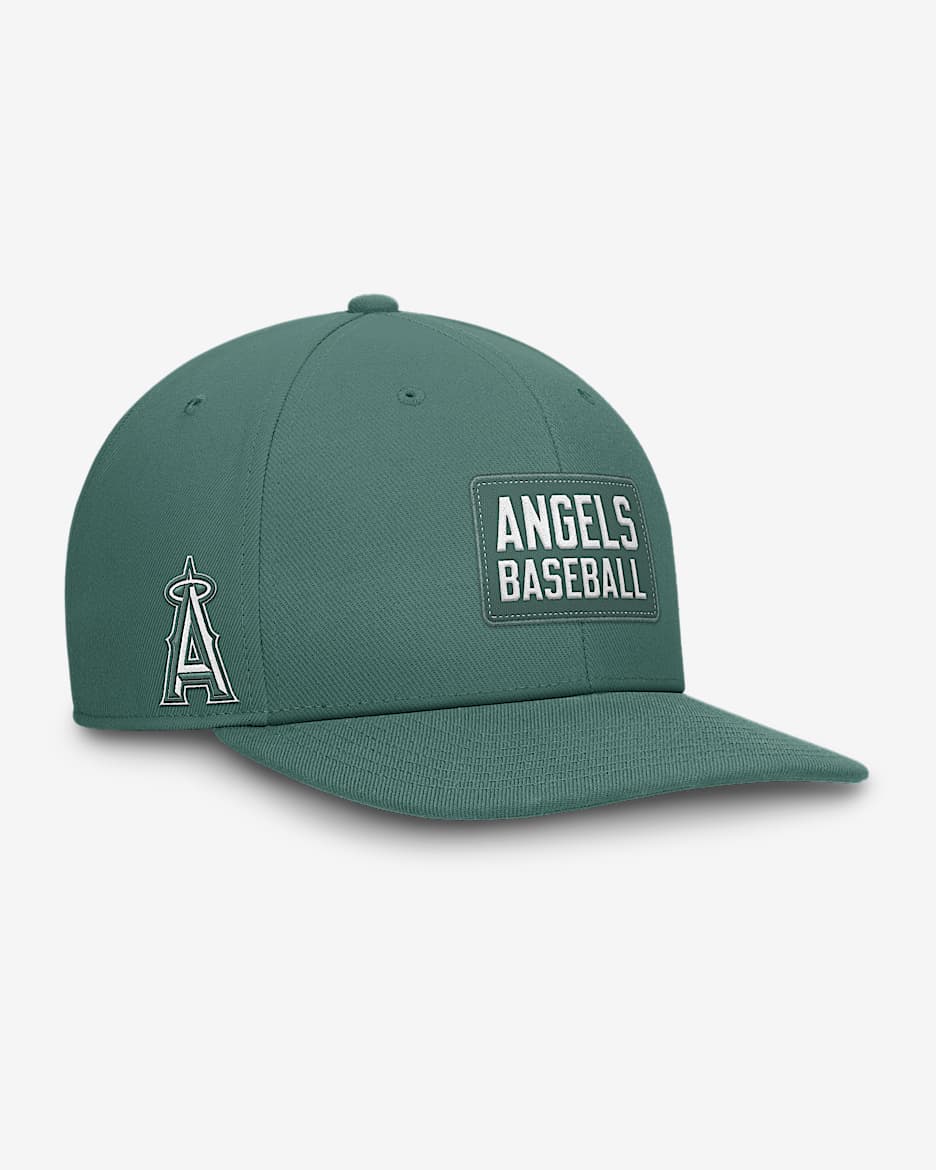 Los Angeles Angels Bicoastal Pro Men's Nike Dri-FIT MLB Adjustable Hat ...