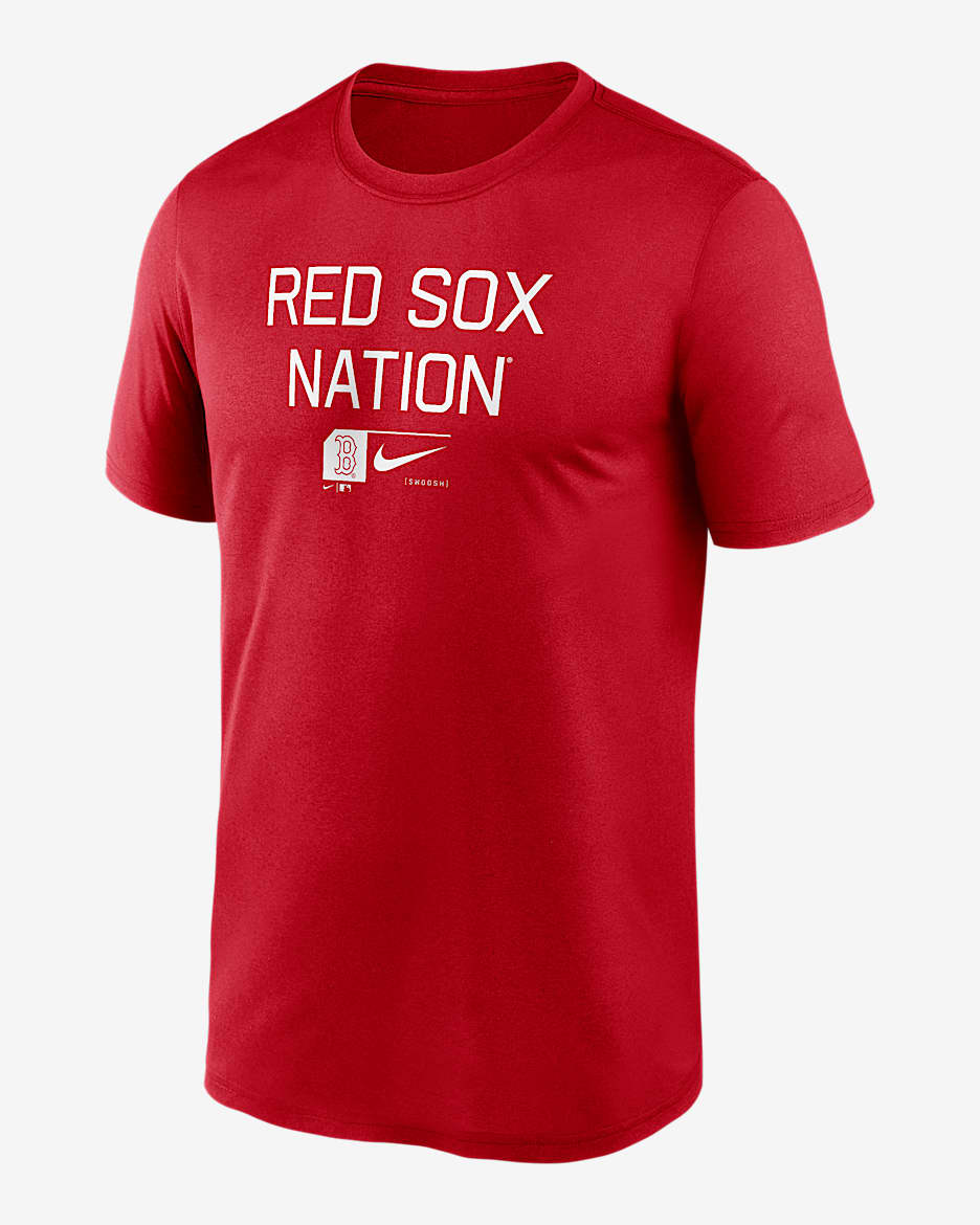 Playera Nike Dri-FIT de la MLB para hombre Boston Red Sox Baseball ...