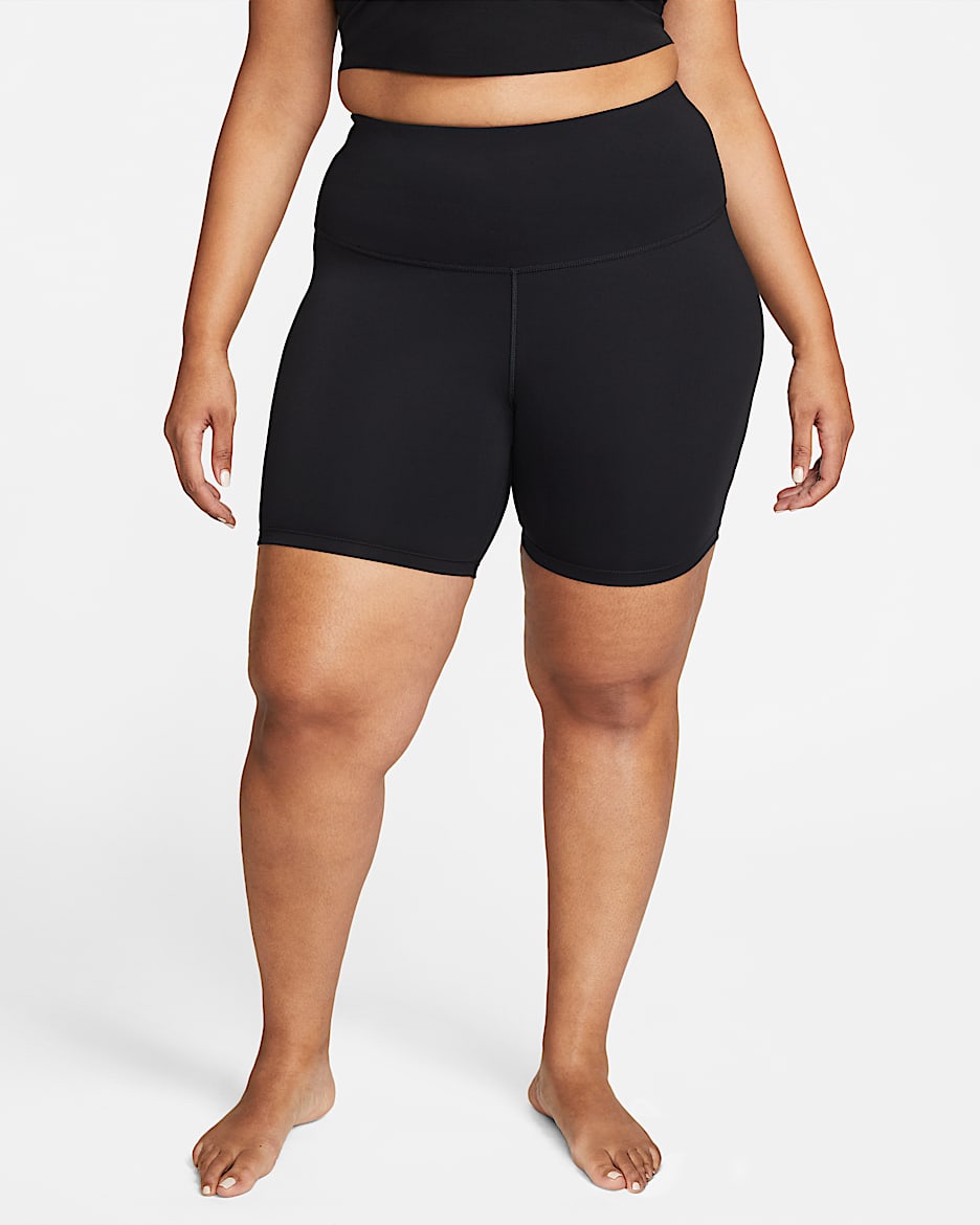 Shorts de 18 cm de tiro alto para mujer (talla grande) Nike Yoga. Nike.com