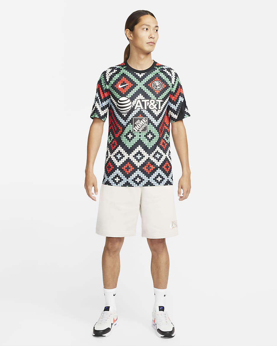 Club América Third Men's Nike Pre-Match Soccer Top. Nike.com