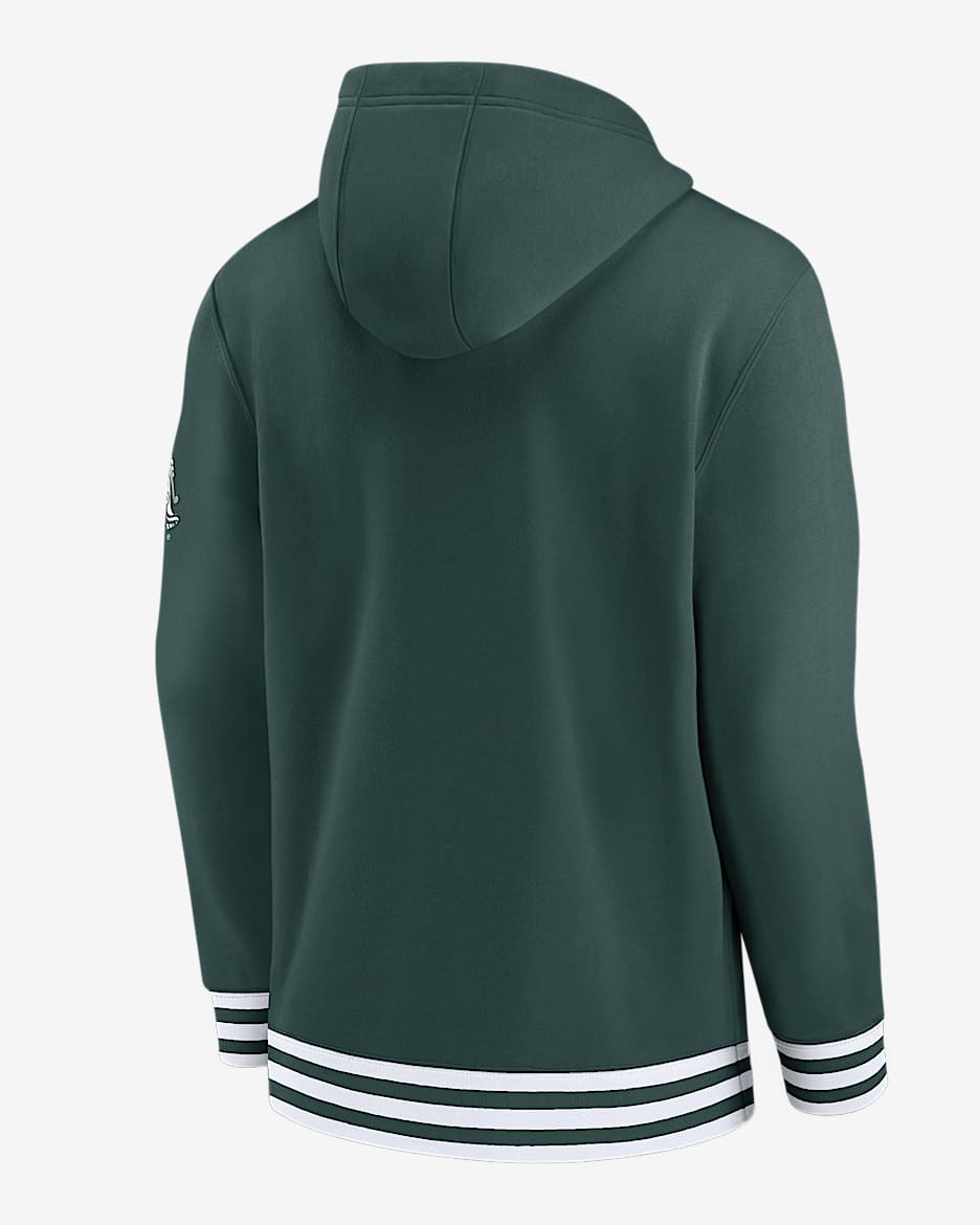 Sudadera con gorro sin cierre universitaria Nike para hombre Michigan State Spartans Legacy ...