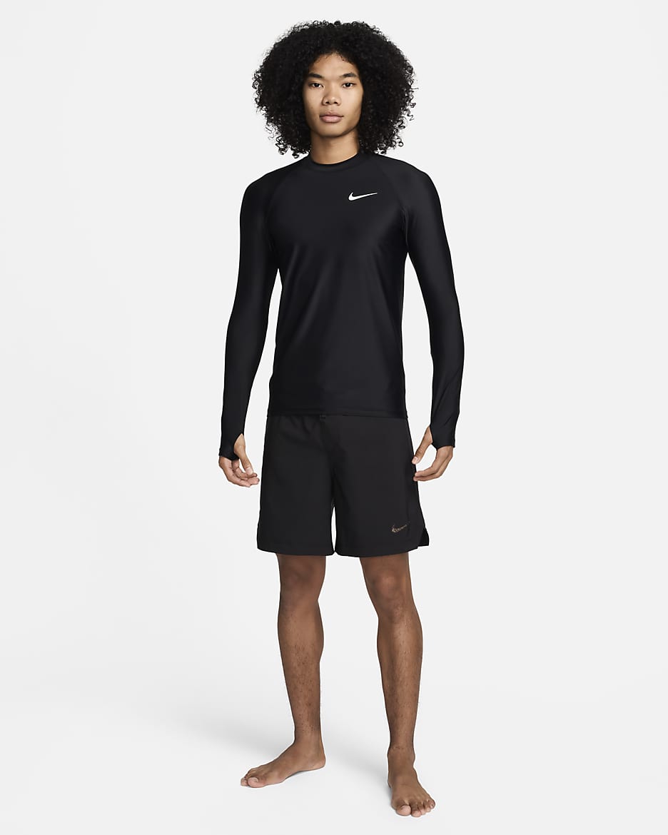 Nike Swim Whitewater Men's Long-Sleeve Rashguard. Nike.com
