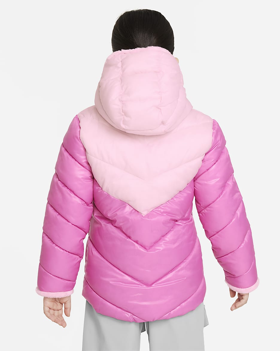 Nike Colorblock Chevron Puffer Jacket Little Kids Jacket. Nike.com