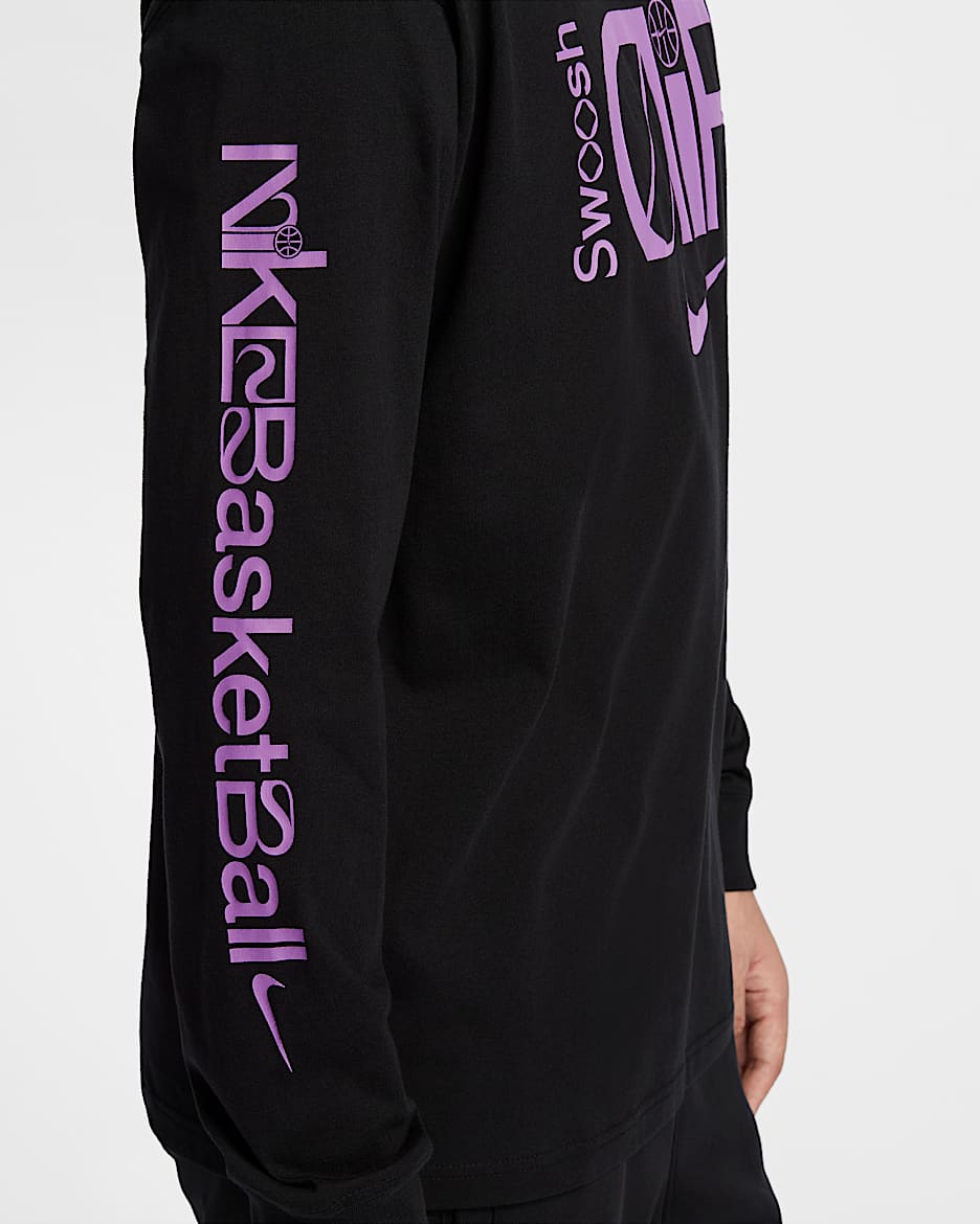 Nike Max90 Men's Long-Sleeve Basketball T-Shirt. Nike MY