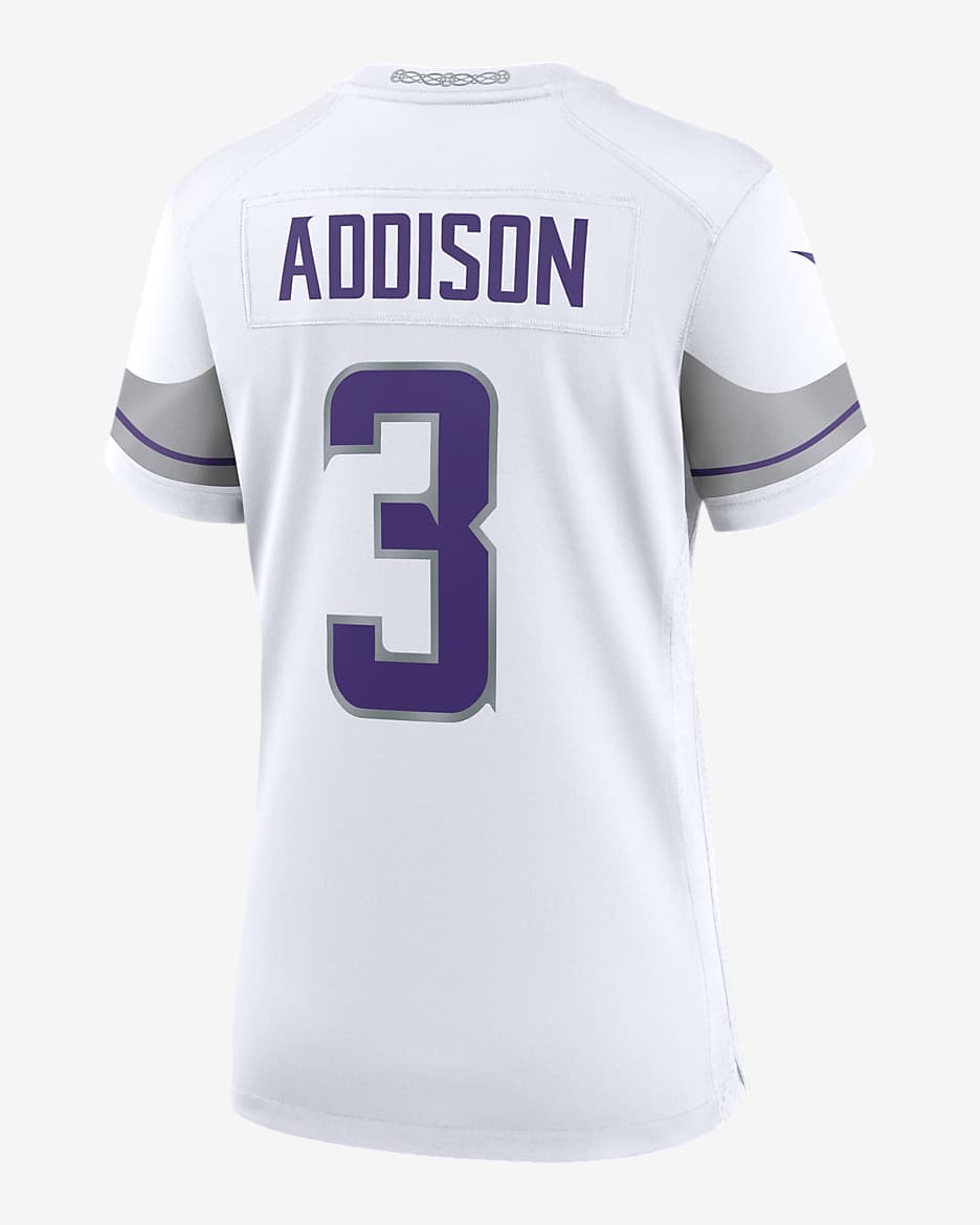 Jordan Addison Minnesota Vikings Women's Nike NFL Game Football Jersey ...