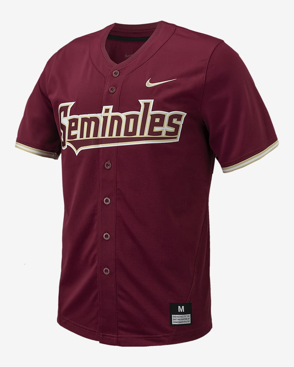 Florida State Men's Nike College Replica Baseball Jersey. Nike.com