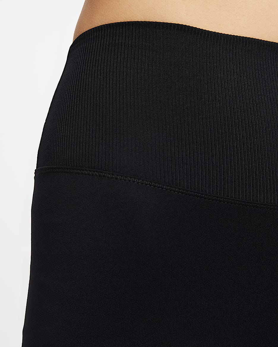Nike One Rib Women's High-Waisted 13cm (approx.) Biker Shorts. Nike IN