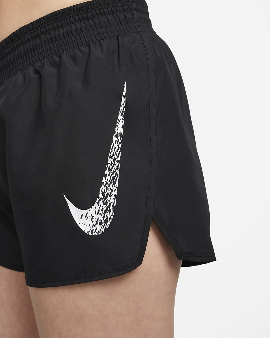 Nike Dri-FIT Swoosh Run Women's Mid-Rise Brief-Lined Running Shorts ...