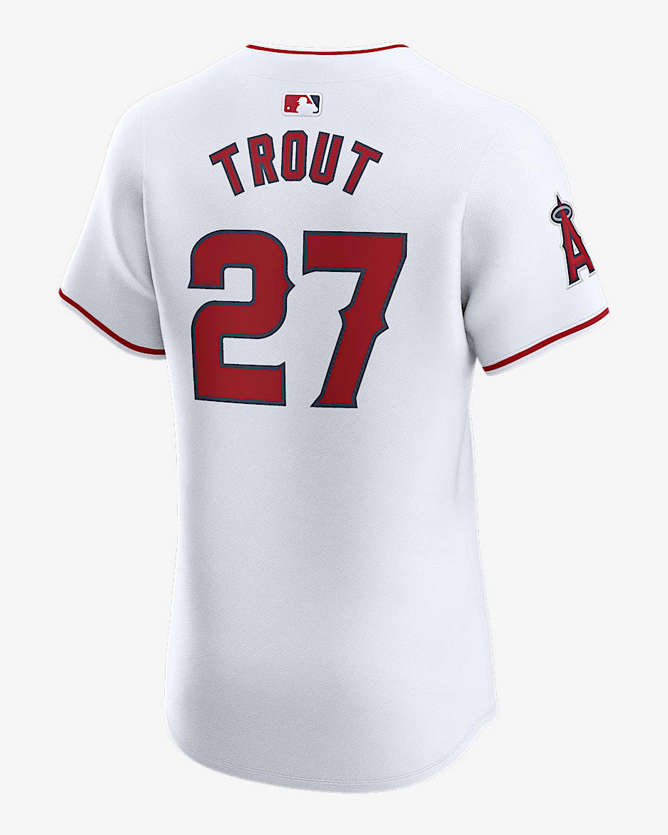 Mike Trout Los Angeles Angels Men's Nike Dri-FIT ADV MLB Elite Jersey ...