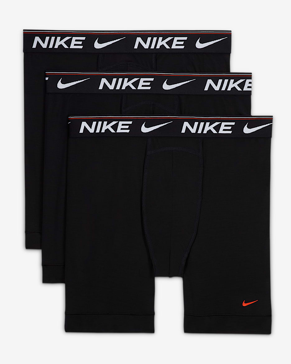 Nike Ultra Comfort Men's Dri-FIT Long Boxer Brief (3-Pack). Nike.com