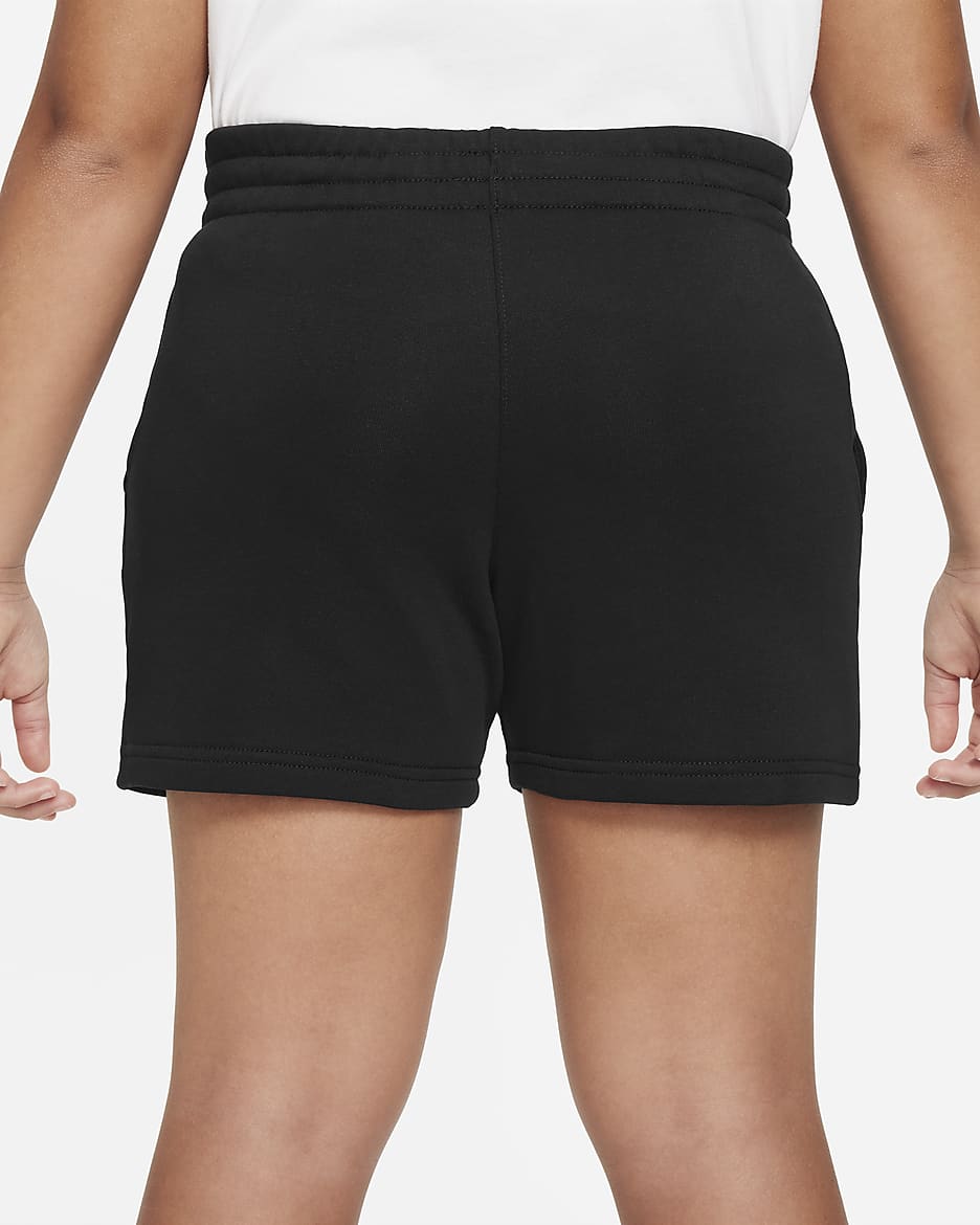 Nike Sportswear Club Fleece Big Kids' (Girls') 5" French Terry Shorts ...