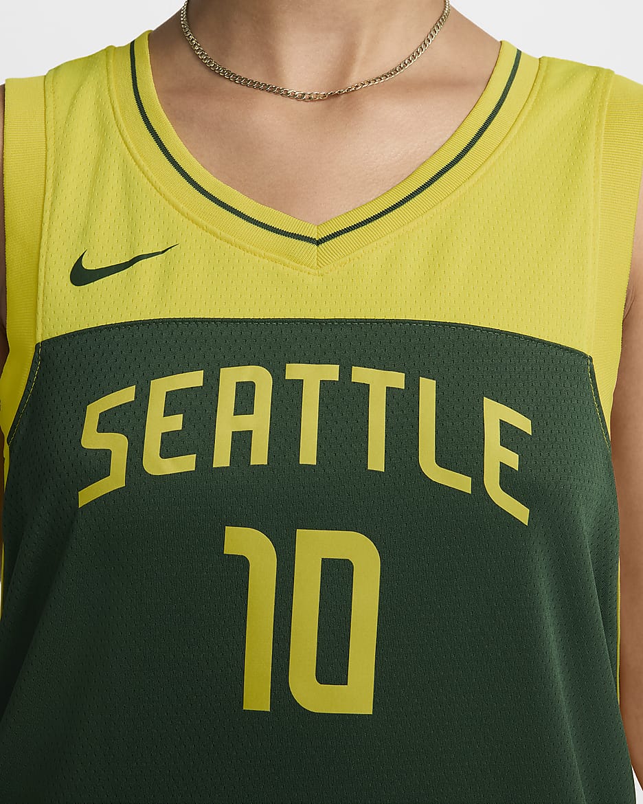 Seattle Storm Explorer Edition Women's Nike Dri-FIT WNBA Victory Jersey ...