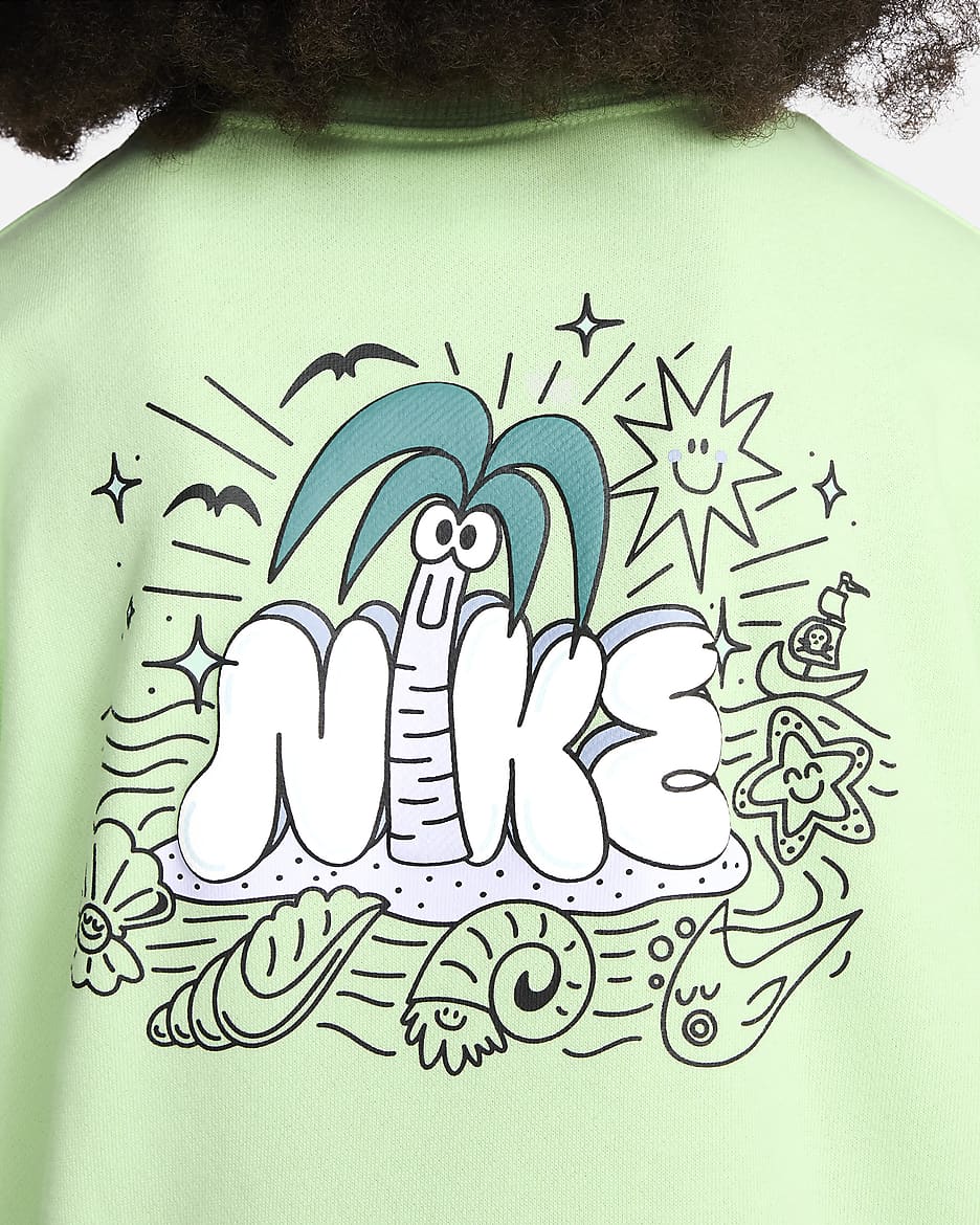 Nike Sportswear Create Your Own Adventure Little Kids' French Terry ...